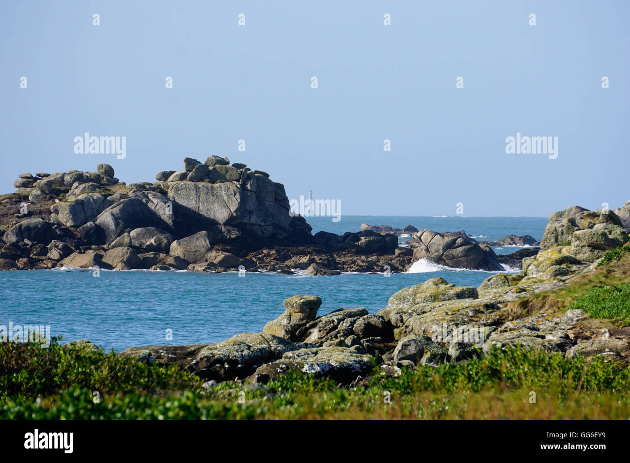 Bishops Rock lighthouse, Isles of Scilly, England, United Kingdom ...