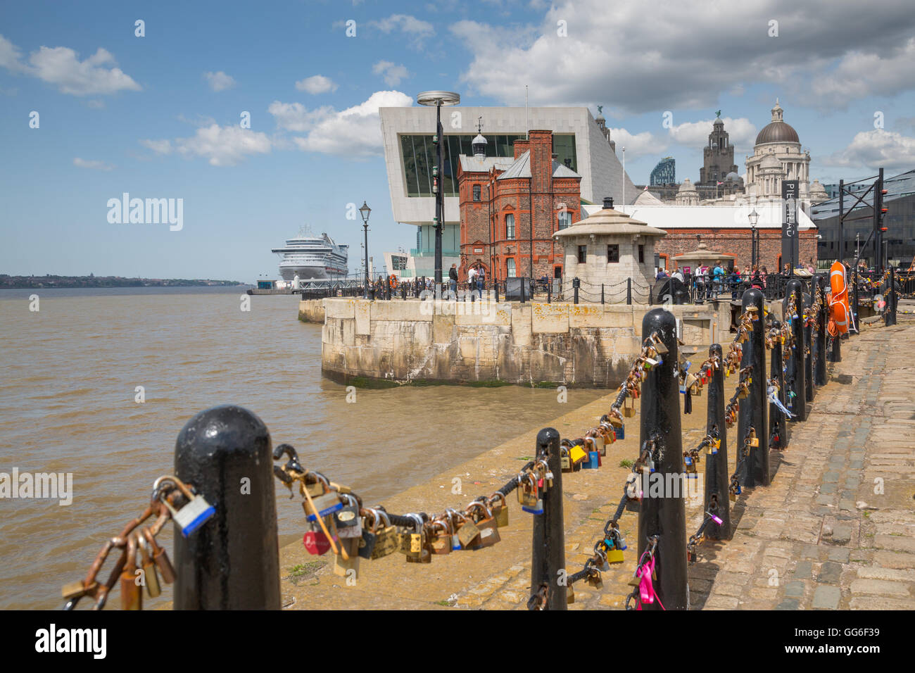 New Ferry Terminal on the Waterfront, Liverpool, Merseyside, England ...