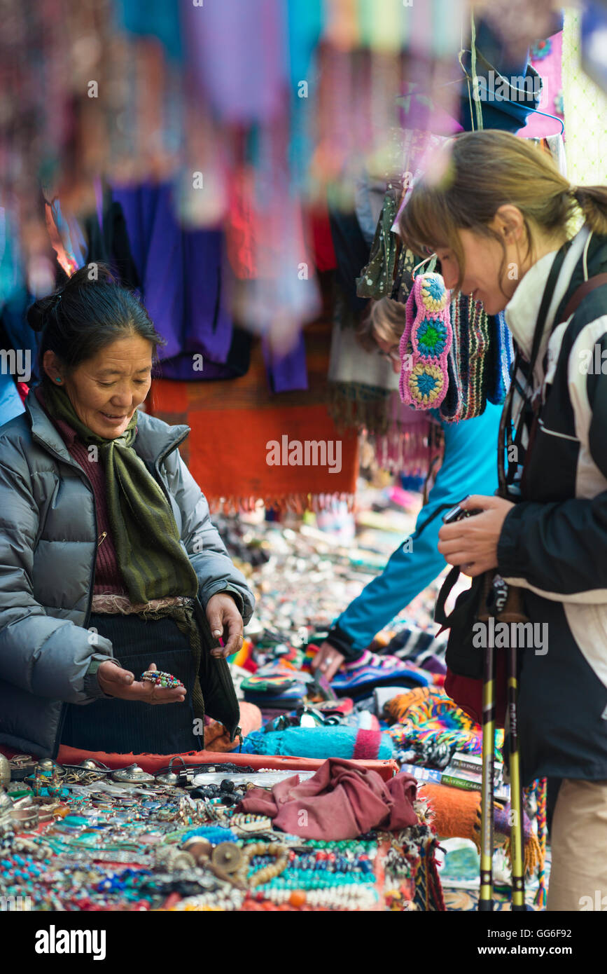 Namche bazaar and market and nepal hi-res stock photography and images ...