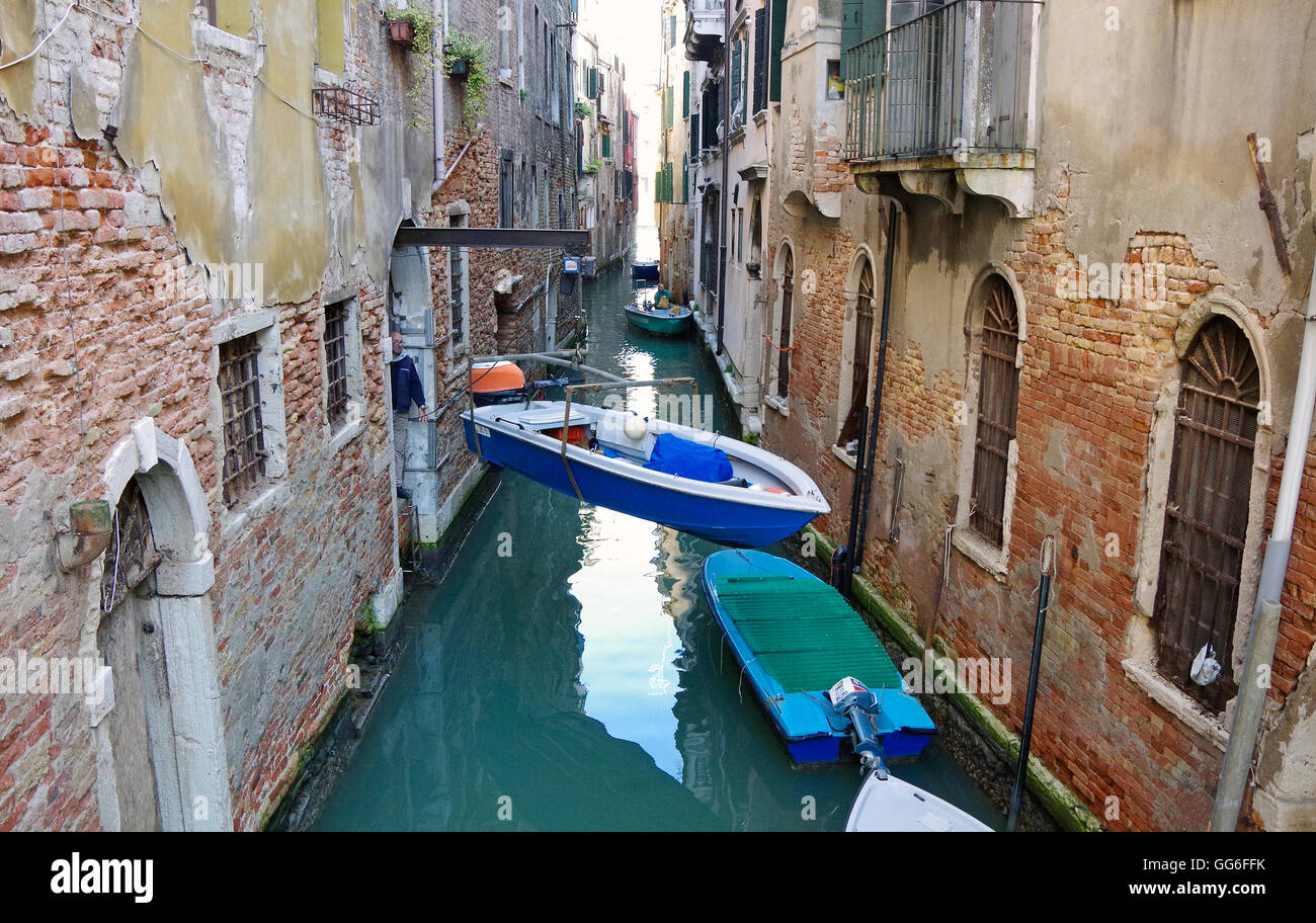Venice Italy, Fire station, Rio di Ca' Foscari Stock Photo - Alamy