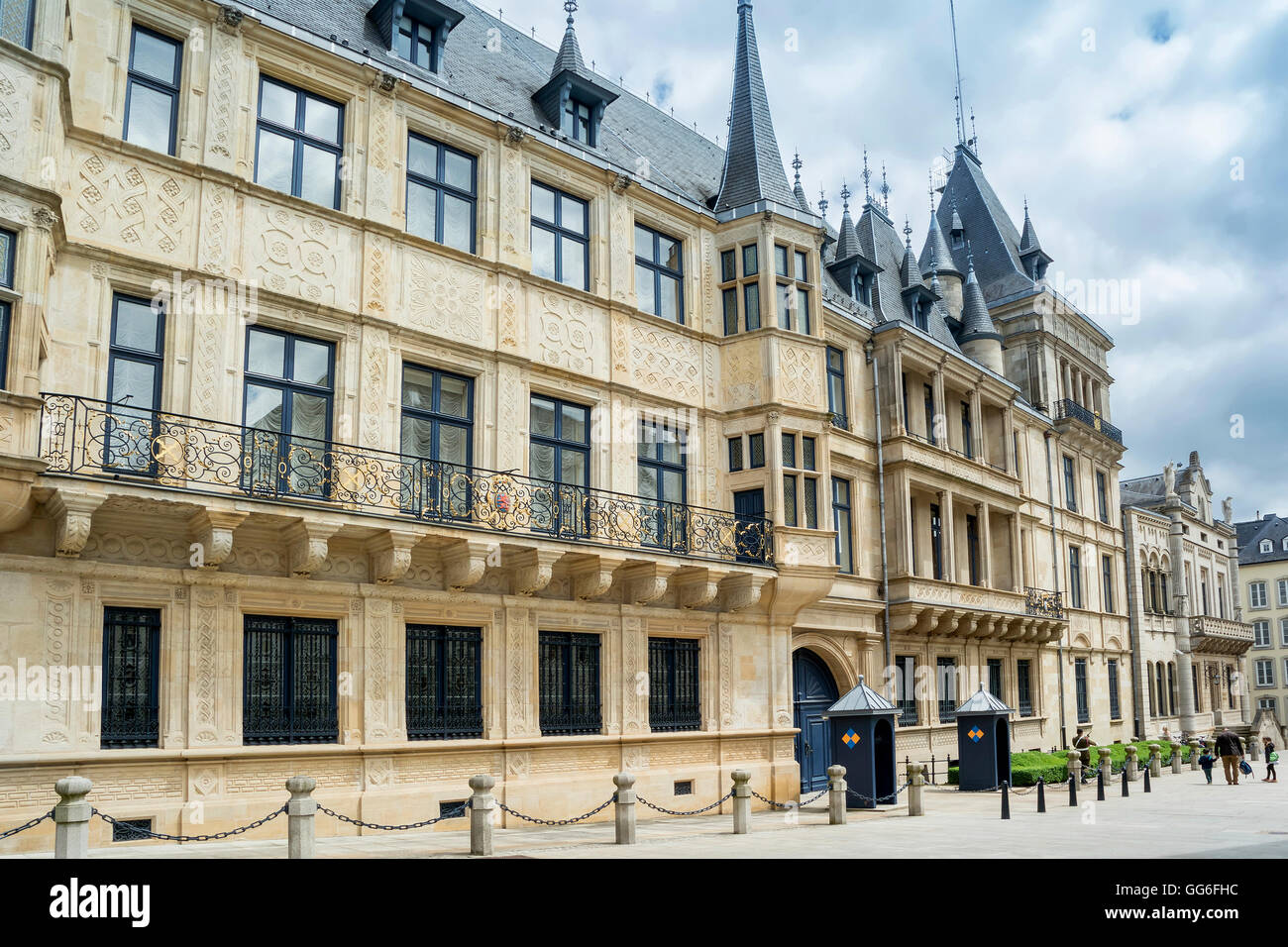 Grand Ducal Palace in Luxembourg city Stock Photo - Alamy