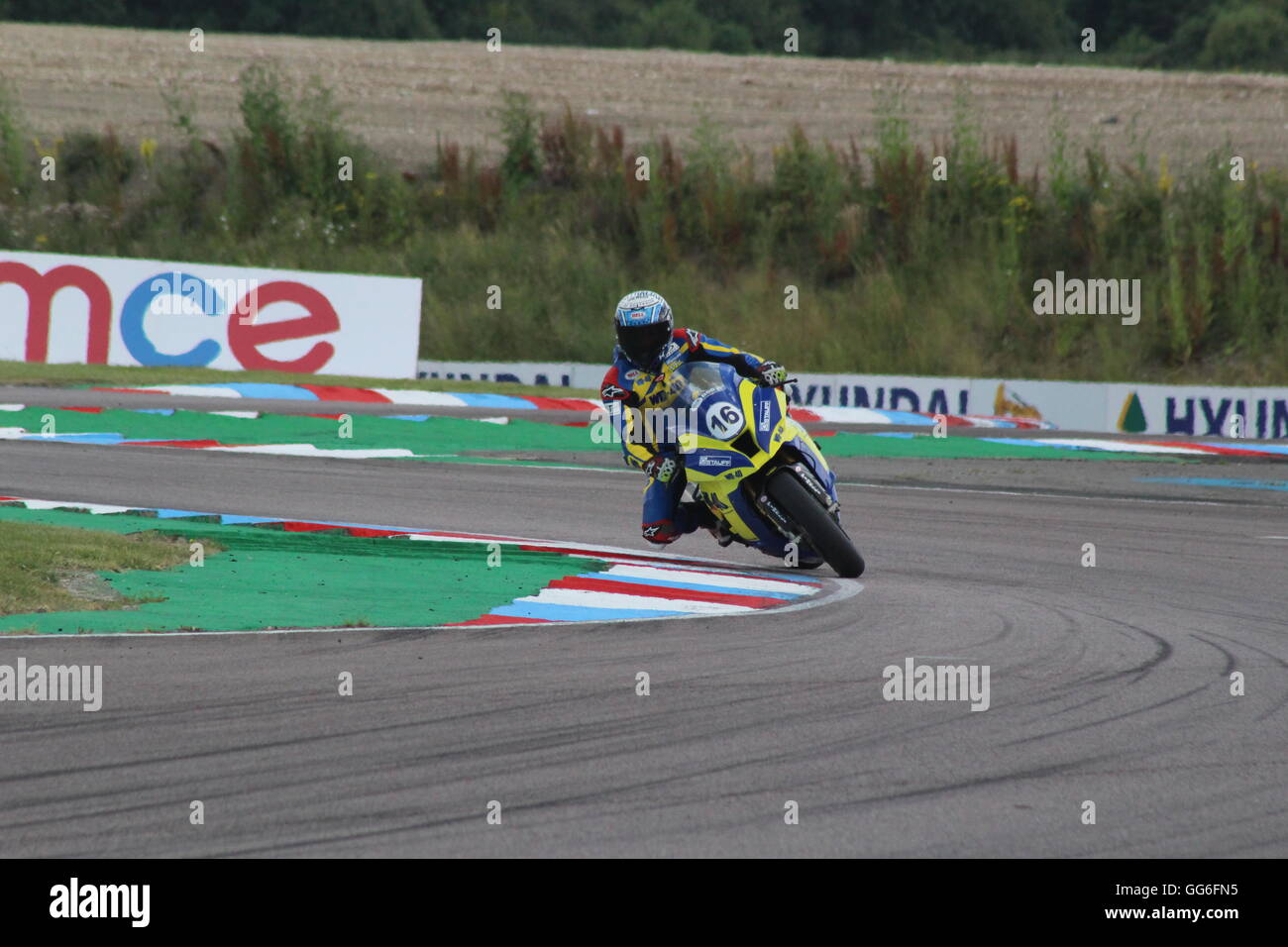 Thruxton Superbikes UK Stock Photo - Alamy