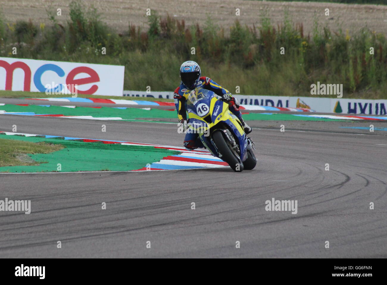 Thruxton Superbikes UK Stock Photo - Alamy