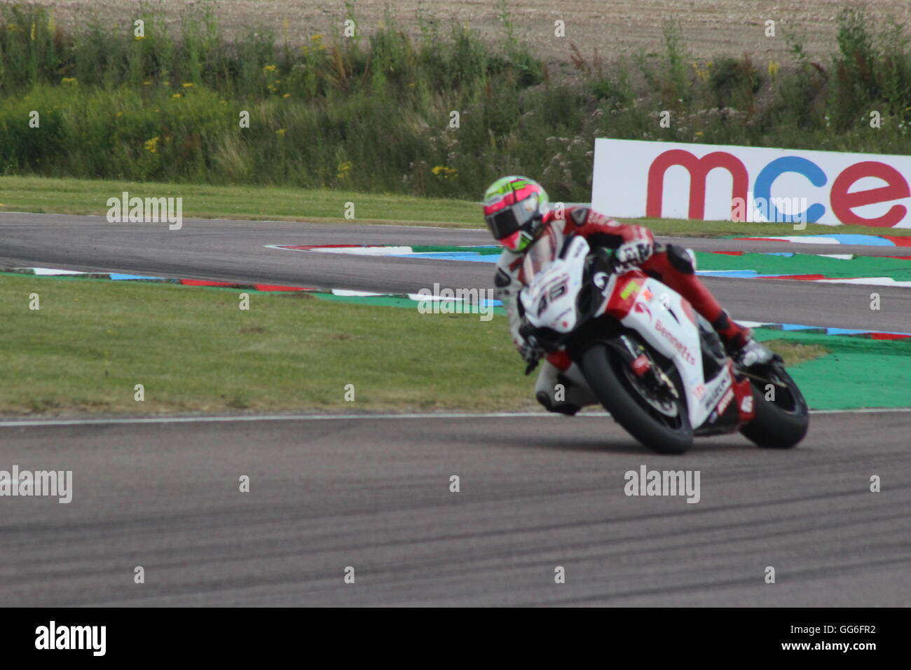 Thruxton Superbikes UK Stock Photo - Alamy