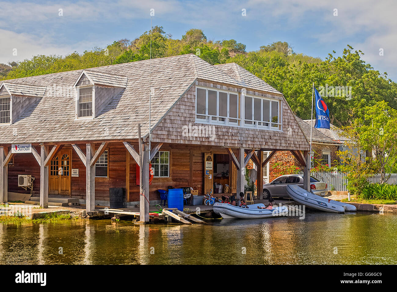 Boat House and Joiners Loft Nelsons Dockyard English Harbour Antigua ...