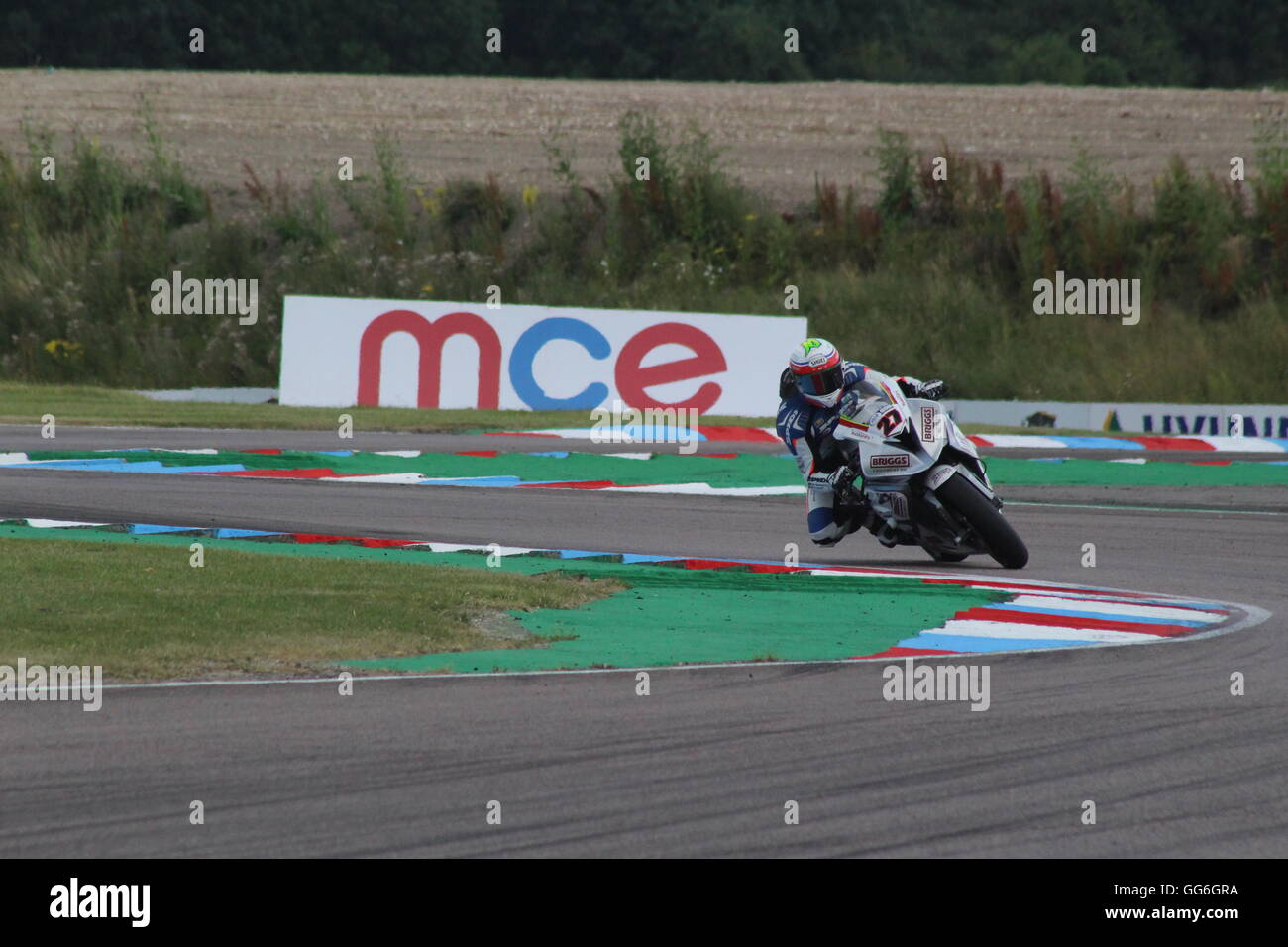 Thruxton Superbikes UK Stock Photo - Alamy