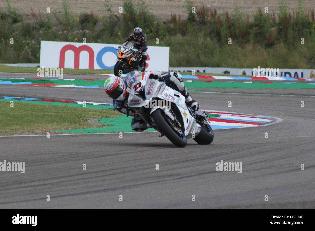 Thruxton Superbikes UK Stock Photo - Alamy