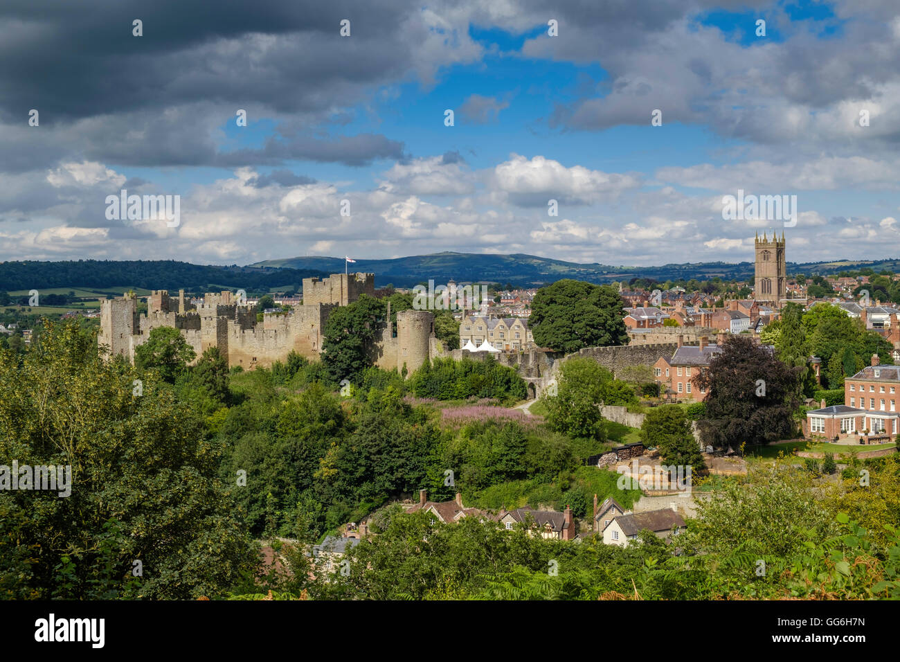 Wales border with shropshire hi-res stock photography and images - Alamy