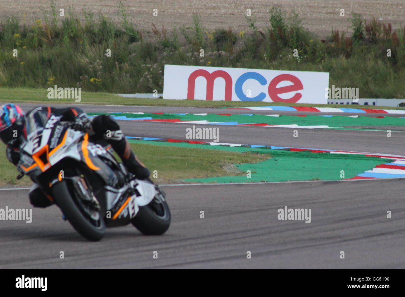 Thruxton Superbikes UK Stock Photo - Alamy
