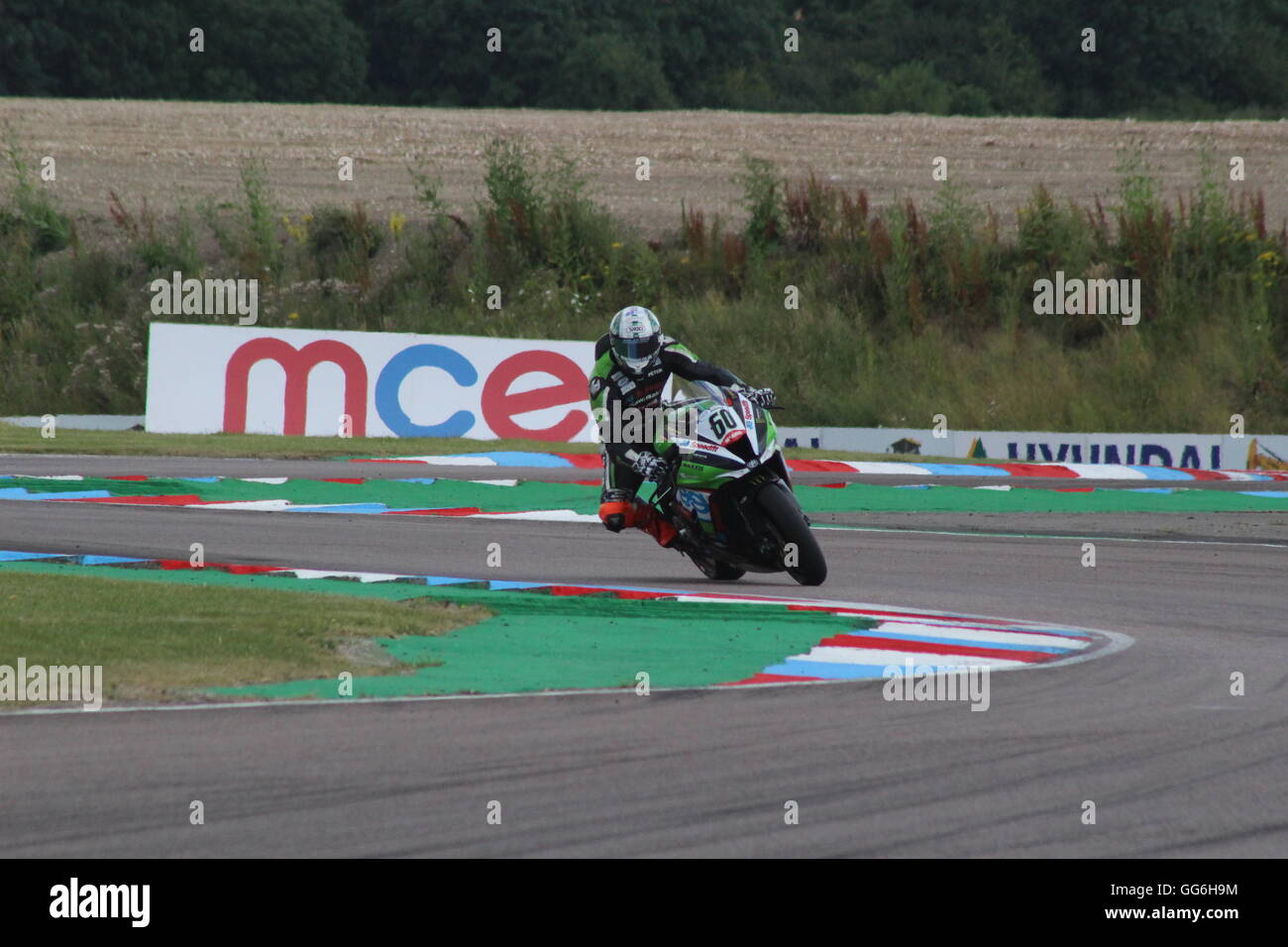 Thruxton Superbikes UK Stock Photo - Alamy
