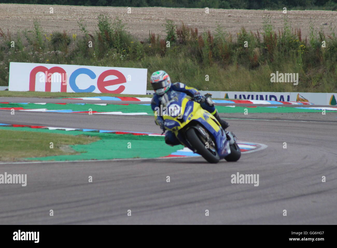 Thruxton Superbikes UK Stock Photo - Alamy