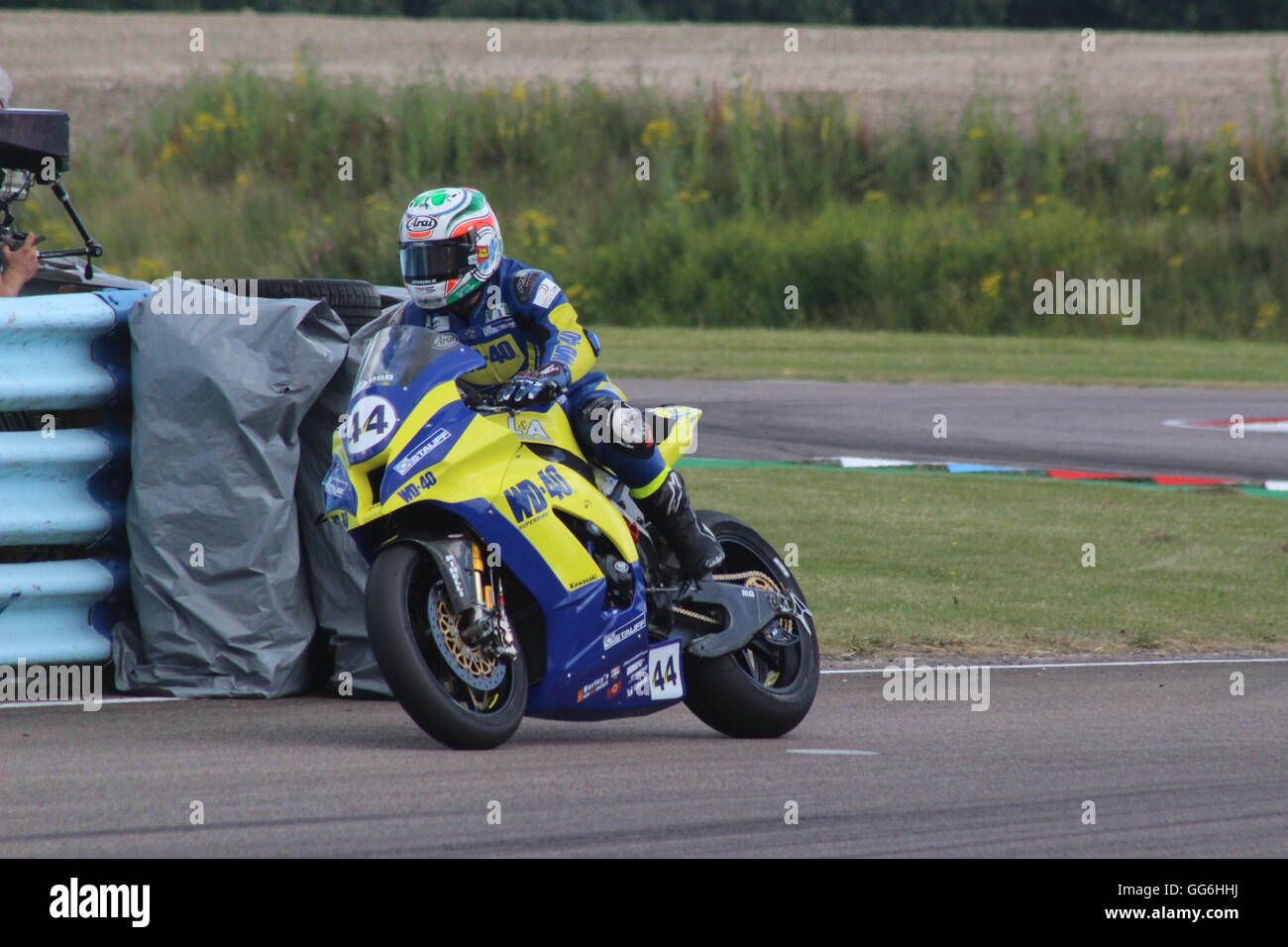 Thruxton Superbikes UK Stock Photo - Alamy