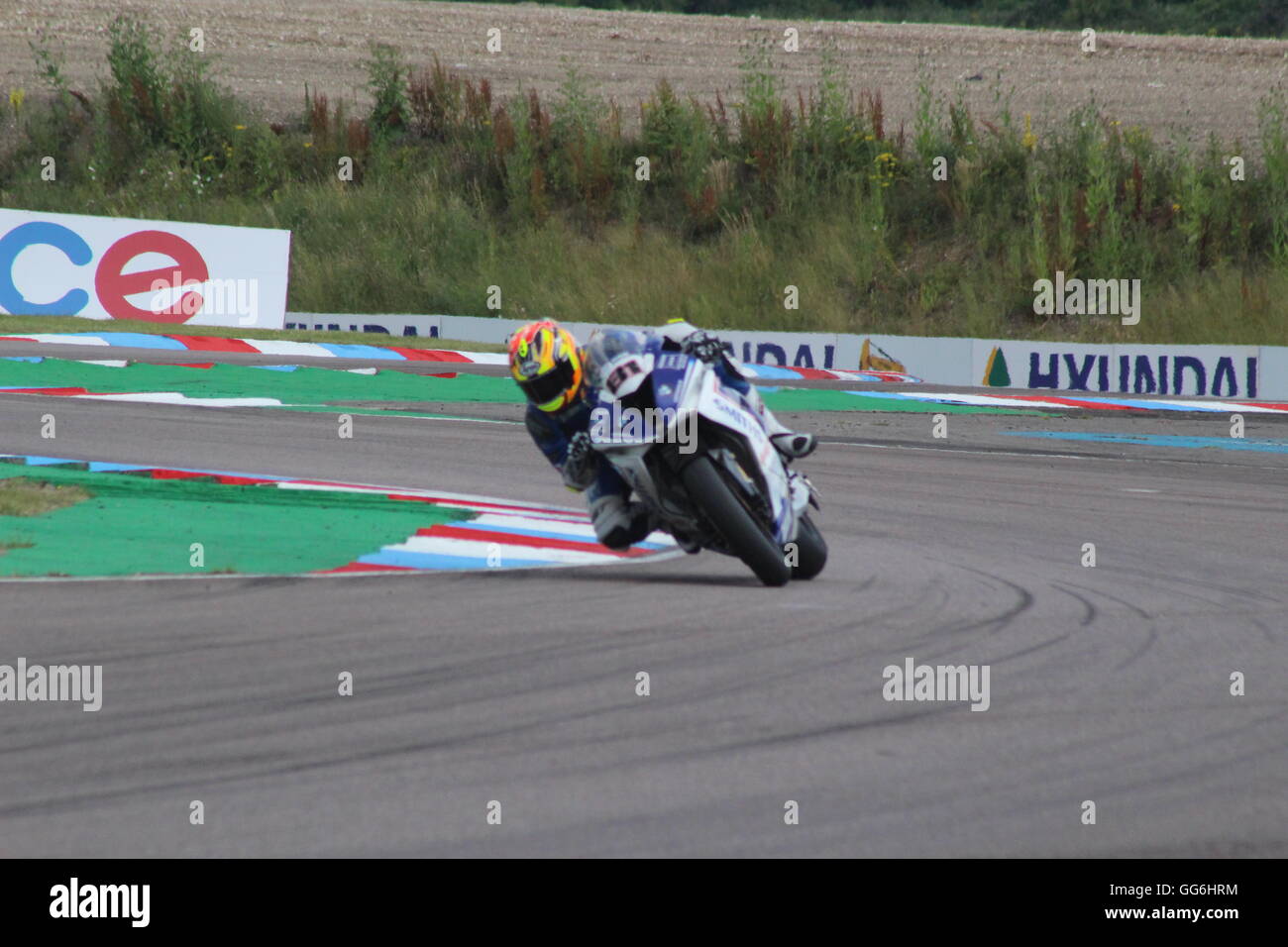 Thruxton Superbikes UK Stock Photo - Alamy
