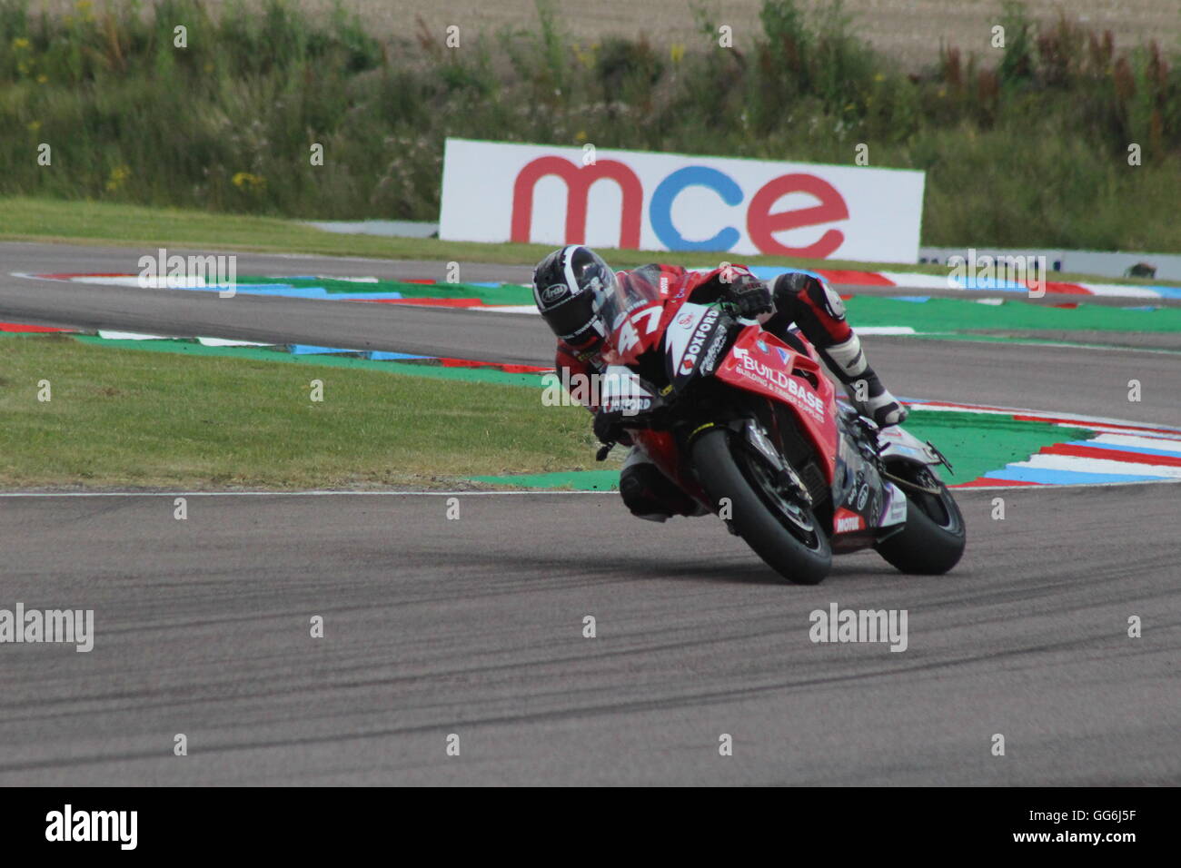 Thruxton Superbikes UK Stock Photo - Alamy