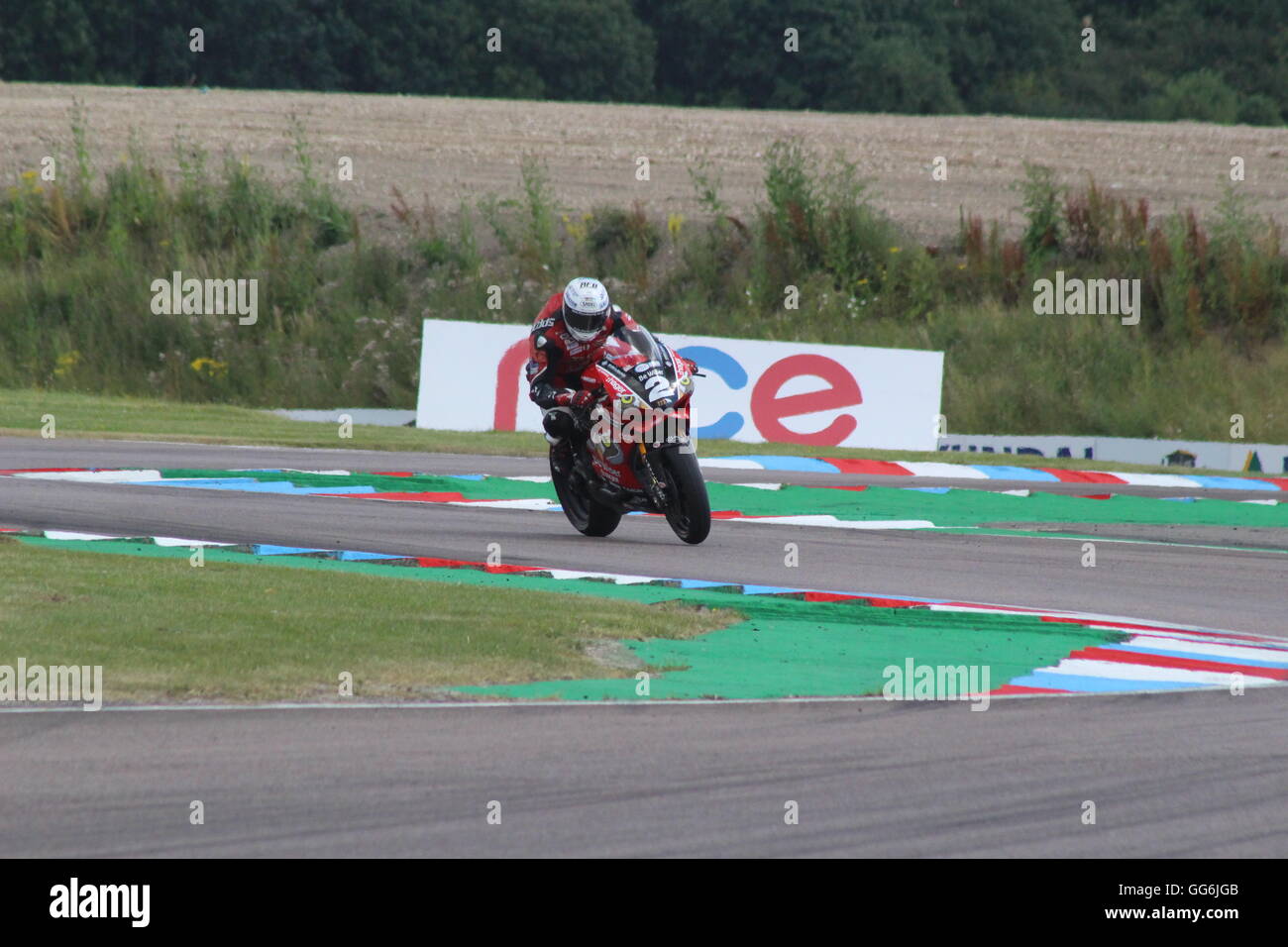 Thruxton Superbikes UK Stock Photo - Alamy