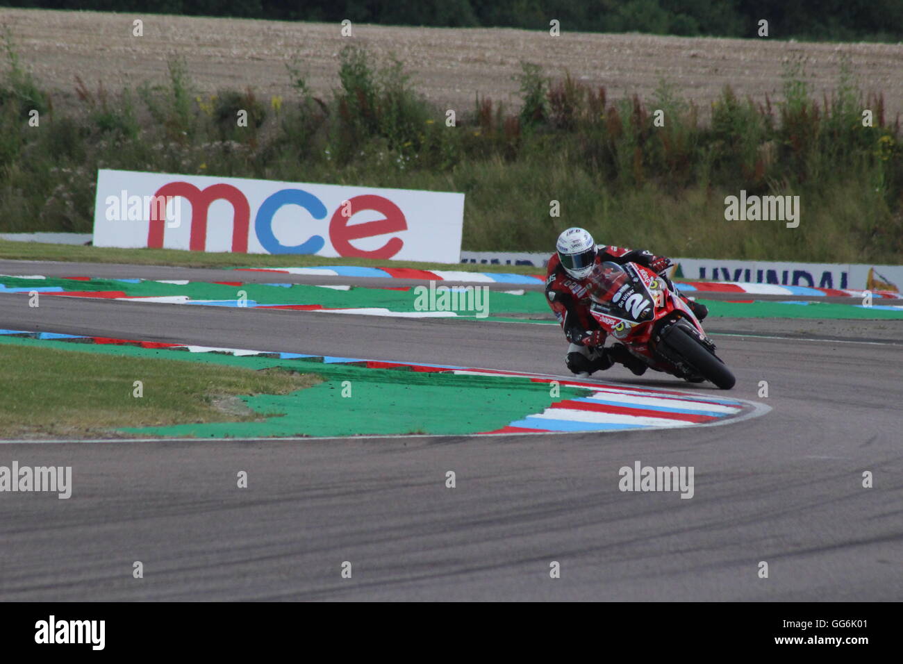 Thruxton Superbikes UK Stock Photo - Alamy