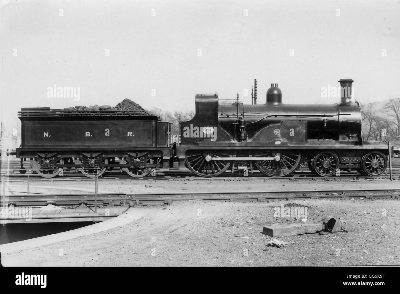 NBR 4-4-0 D31 No.634 steam locomotive Stock Photo - Alamy