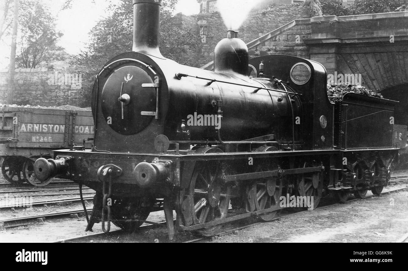 NBR 0-6-0 steam locomotive No.1 of 1867 with an Arniston Colliery ...