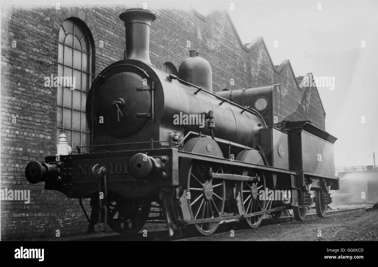 4 4 0 tender engine steam locomotive Black and White Stock Photos ...