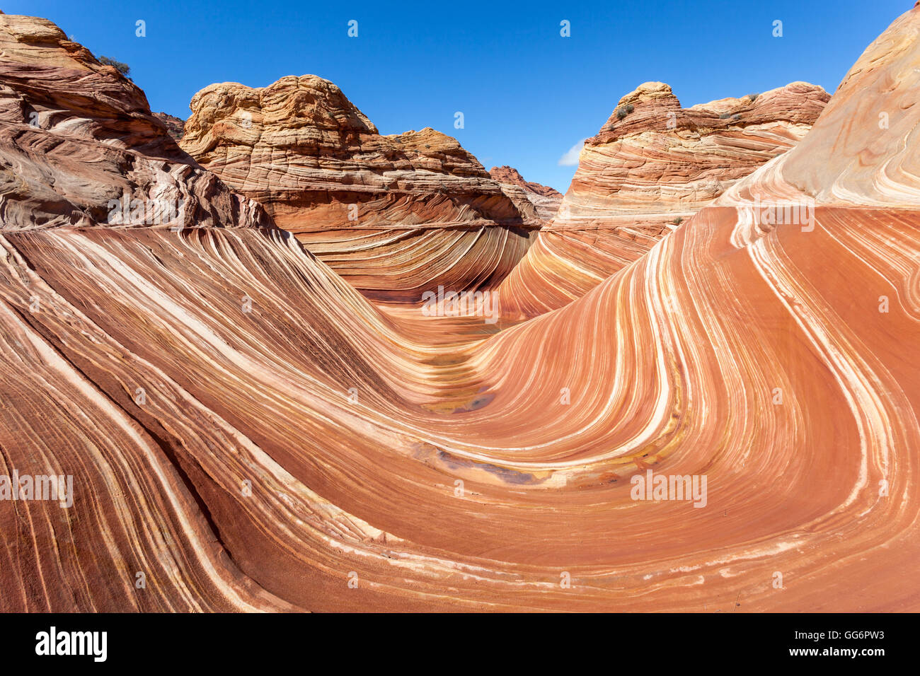 The Wave area in Arizona Stock Photo - Alamy