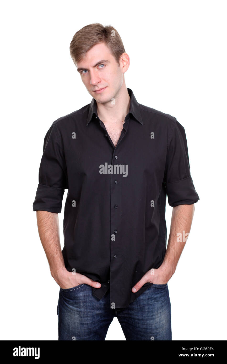 Male against the light Cut Out Stock Images & Pictures - Alamy