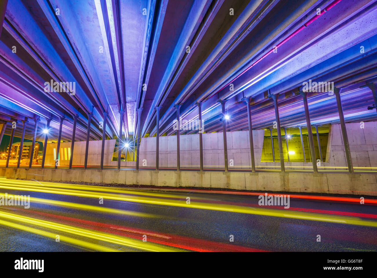 Underpass bridge, Smaralind Bridge, Kopavogur, Iceland Stock Photo - Alamy