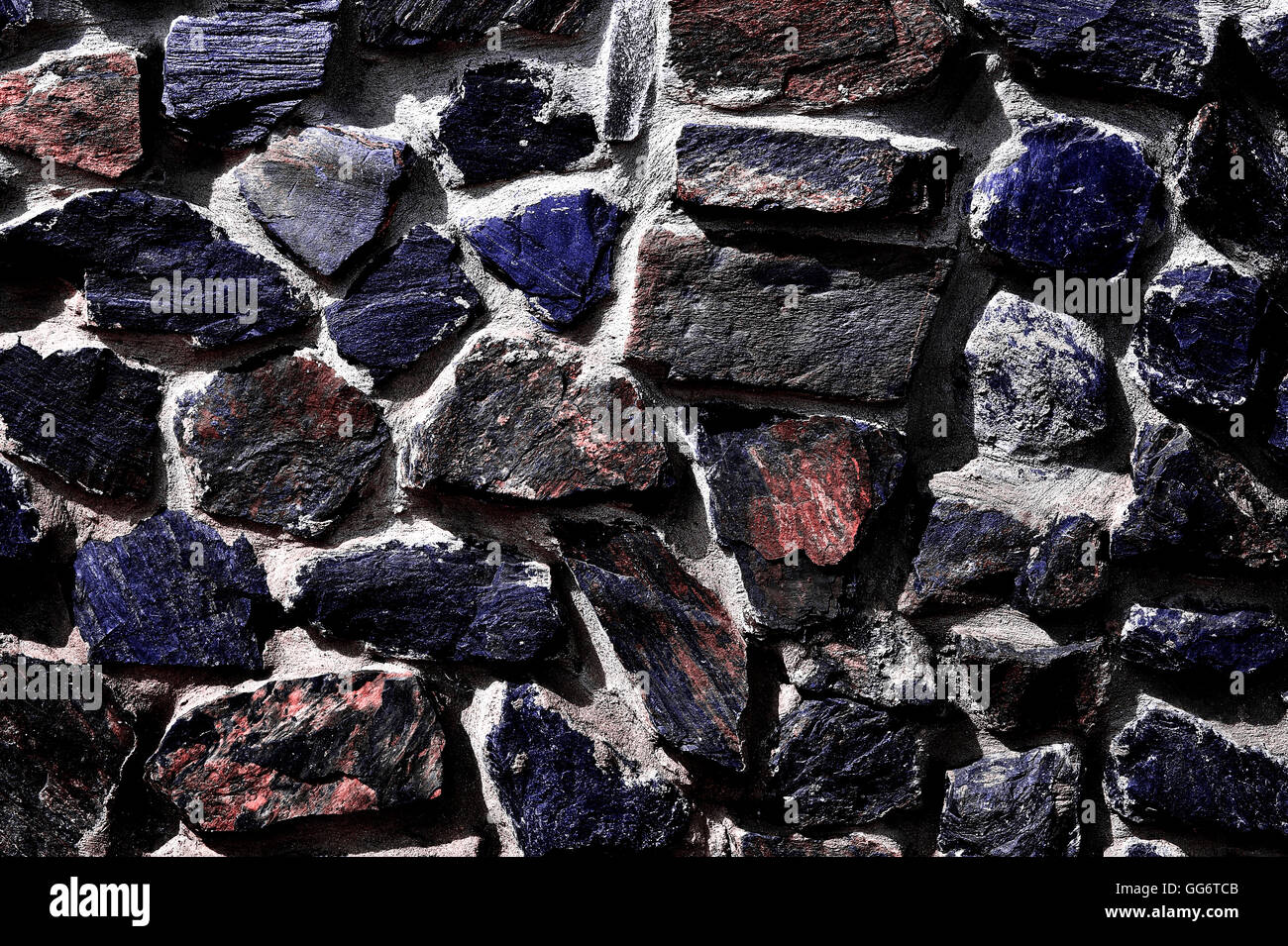 The texture in the form of a wall of colored quartz Stock Photo - Alamy