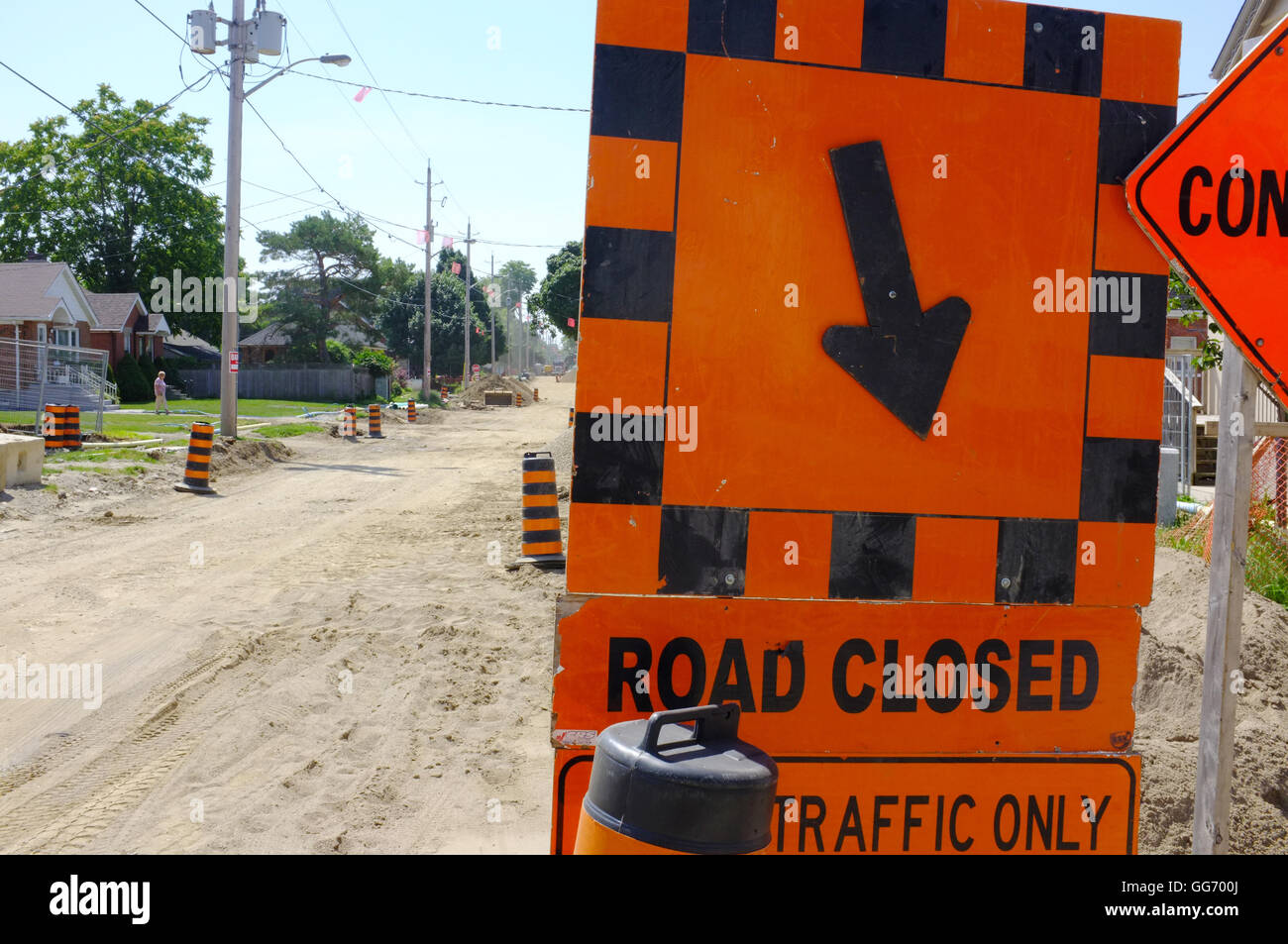 Local traffic only sign hi-res stock photography and images - Alamy
