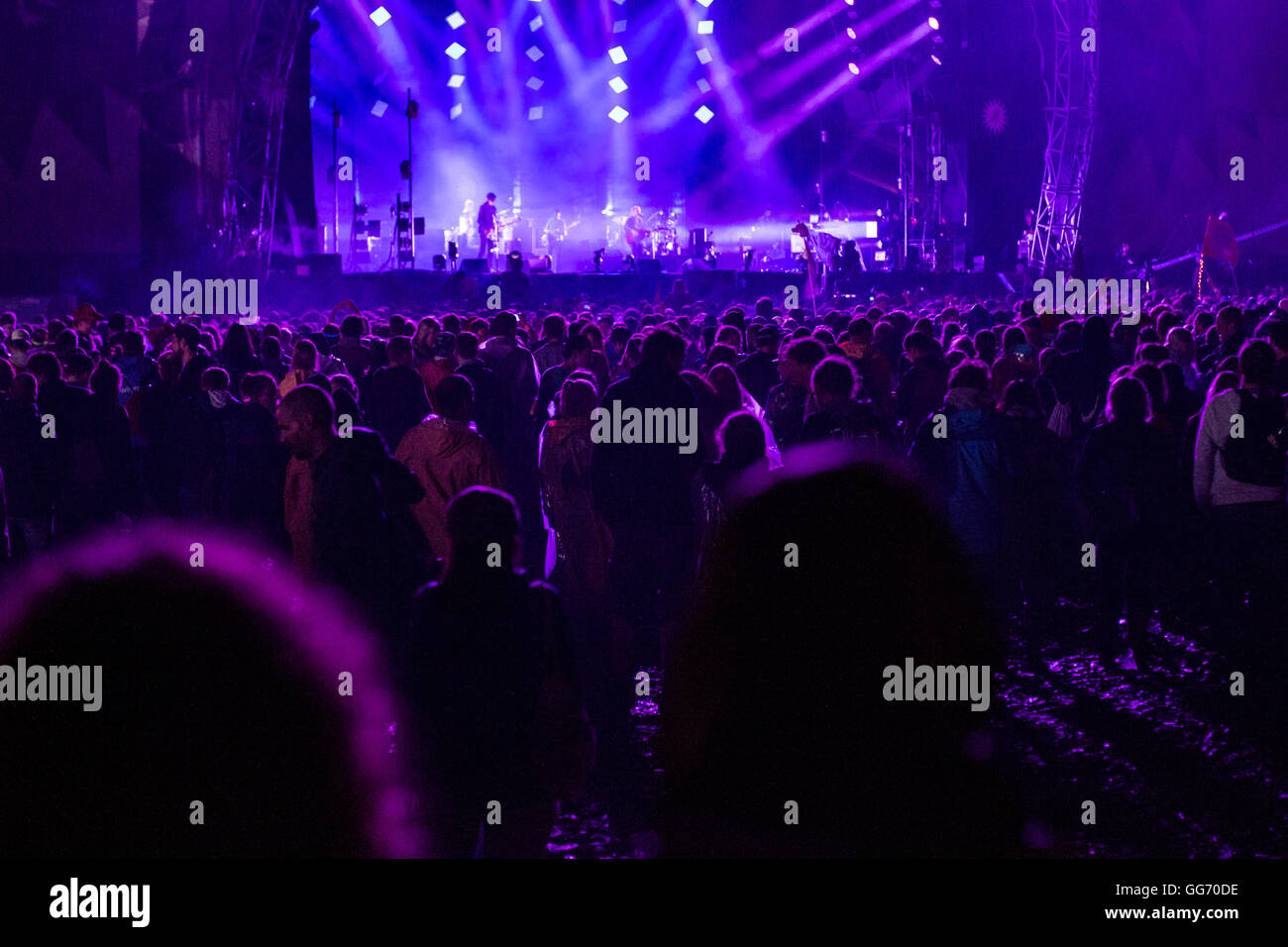 Radiohead live at St. Gallen Open Air Music Festival, in St. Gallen ...