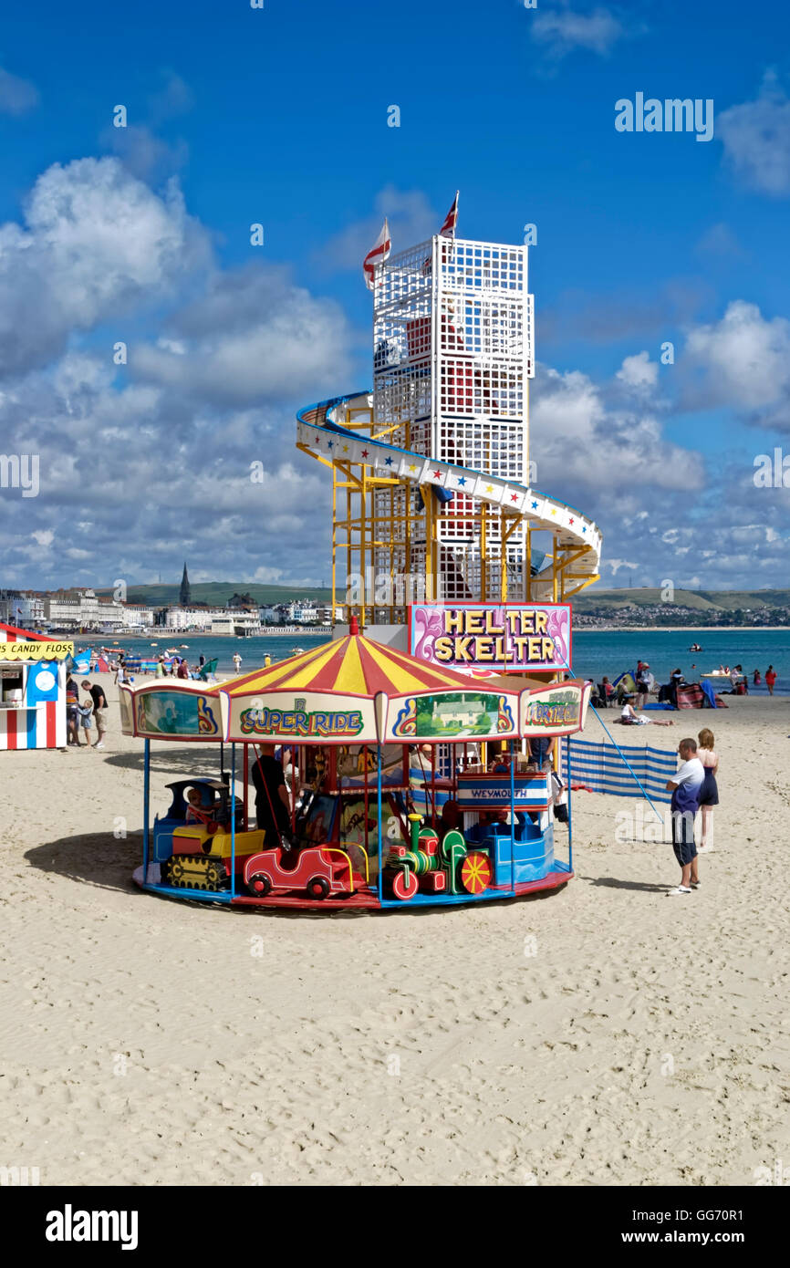 Fairground ride weymouth hi-res stock photography and images - Alamy