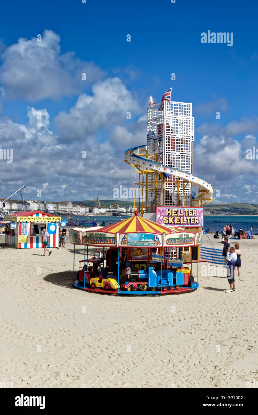 Fairground ride weymouth hi-res stock photography and images - Alamy