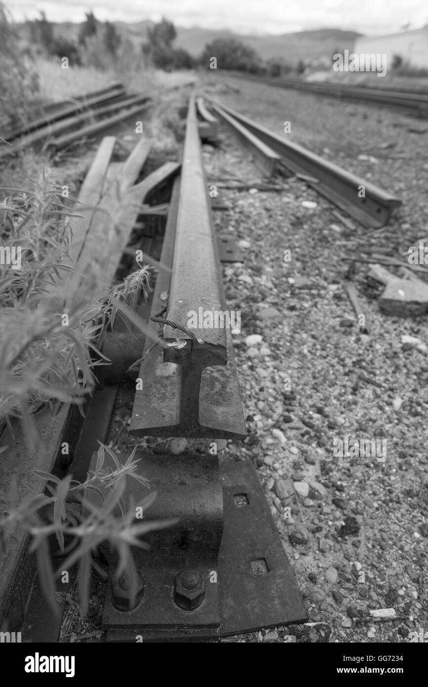 Railroad down Black and White Stock Photos & Images - Alamy