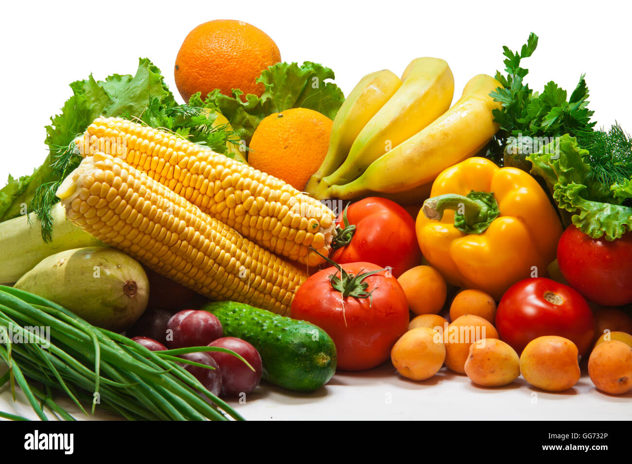 Still Life Fruit and vegetables Stock Photo - Alamy