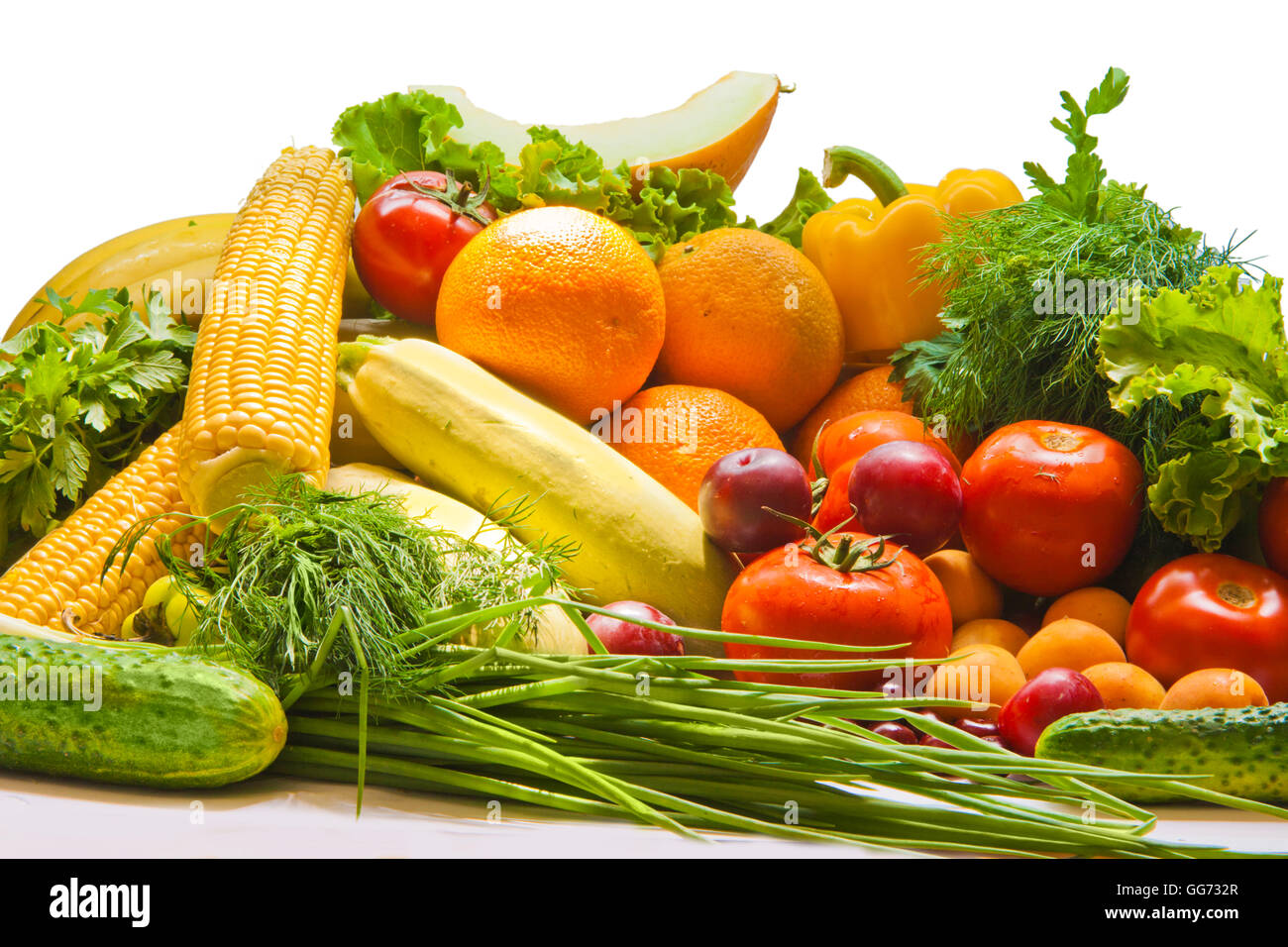 Still Life Fruit and vegetables Stock Photo - Alamy