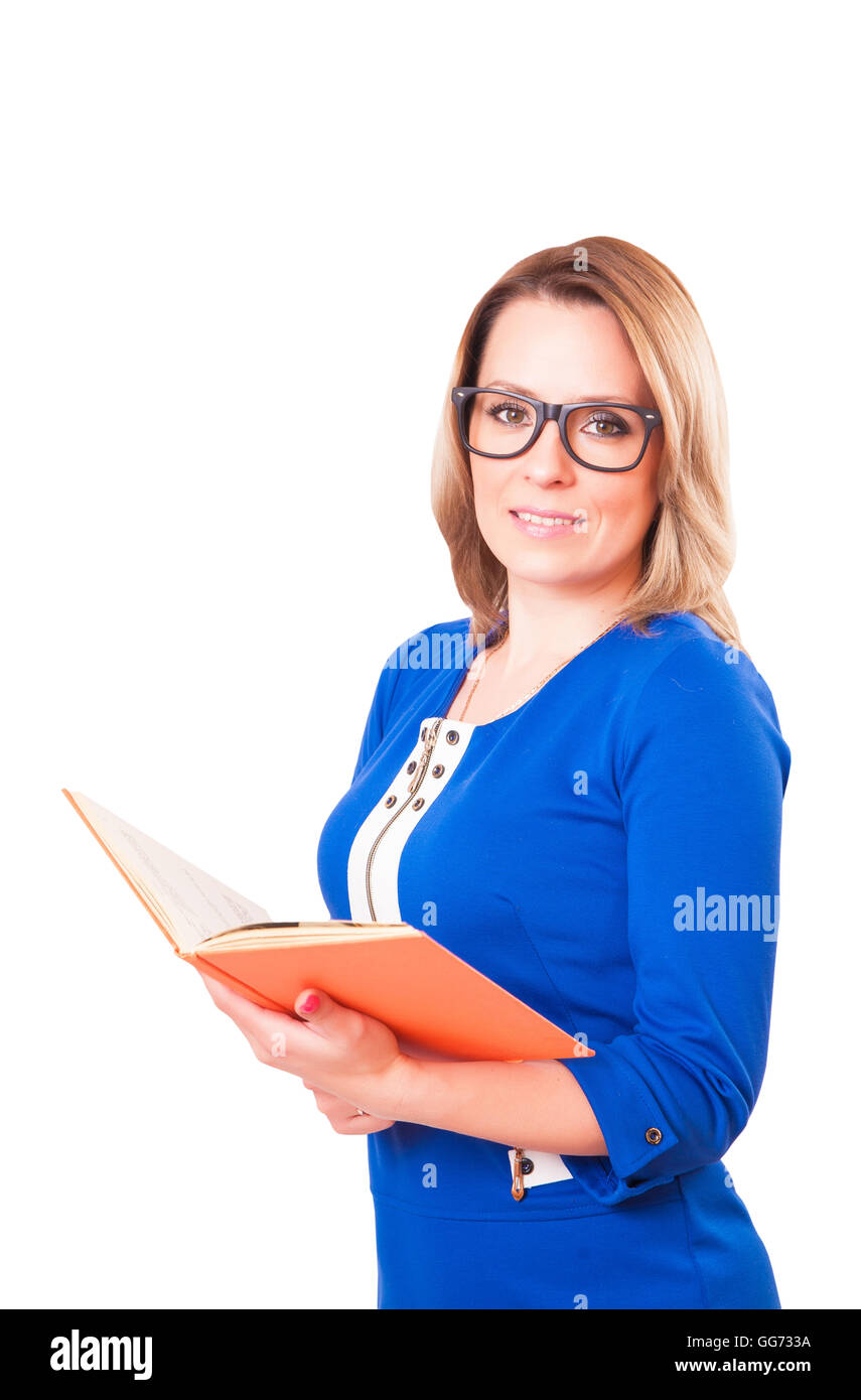 School teacher female book hi-res stock photography and images - Alamy