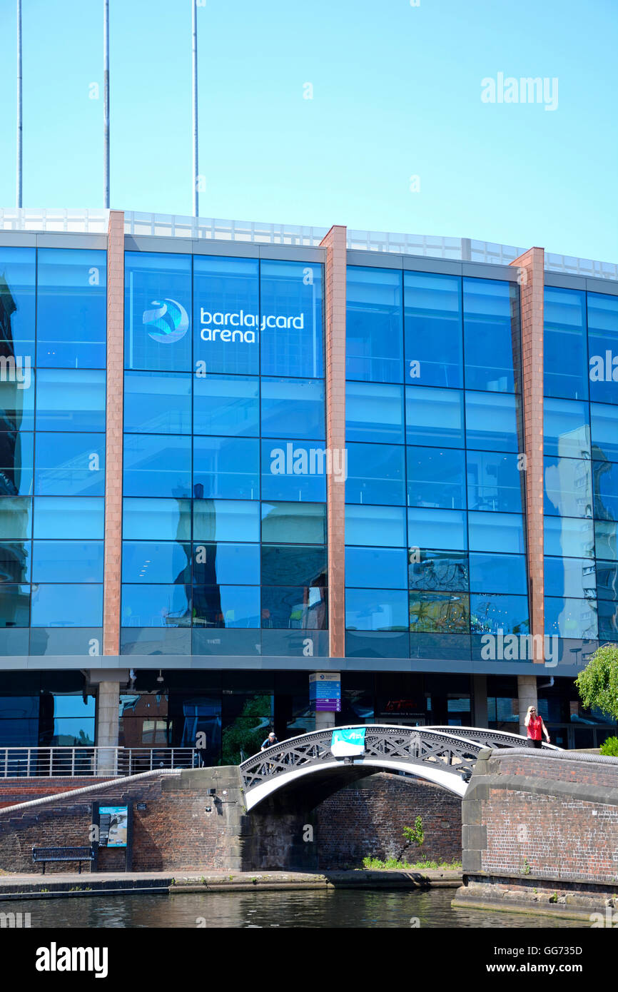 View of the National Indoor Arena aka the Barclaycard Arena at Old Turn ...