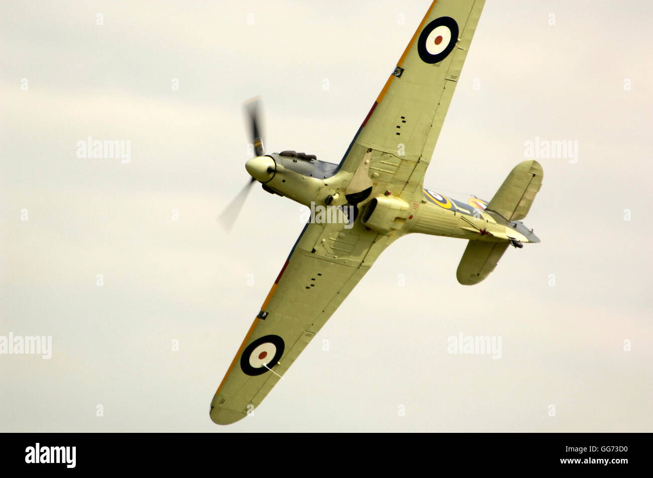 Hawker Hurricane, vintage Battle of Britain fighter Stock Photo - Alamy