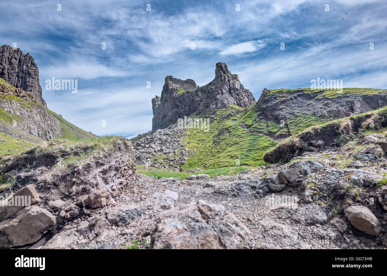 Scottish Trottermish - The Prison, Volcanic Rocks of the Quiraing Hill ...