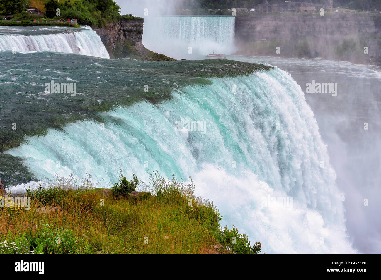 Niagara Falls from USA. Landscape view Stock Photo - Alamy