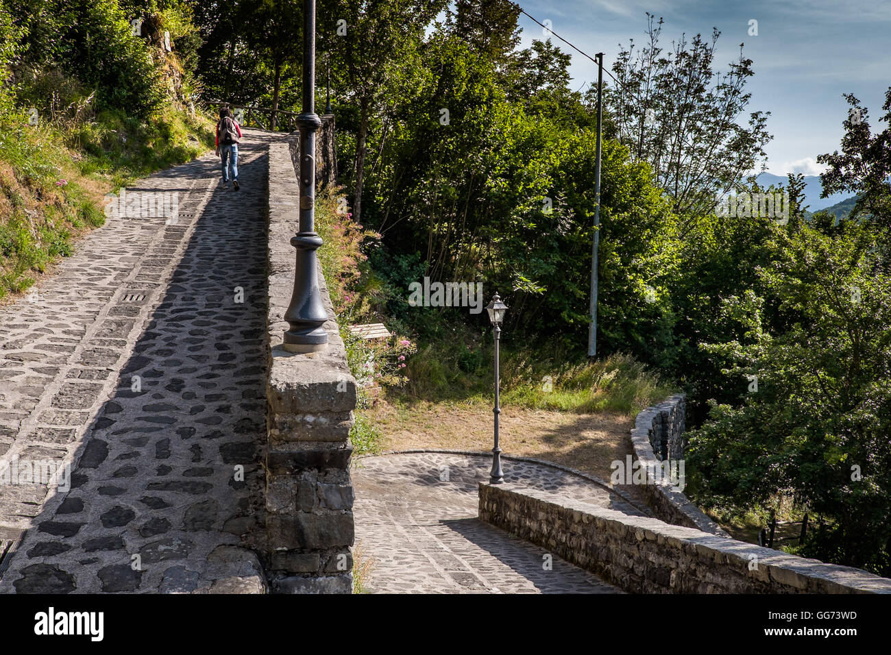Garfagnana, Tuscany, Italy - Old Church of Gorfigliano, Serchio Valley ...