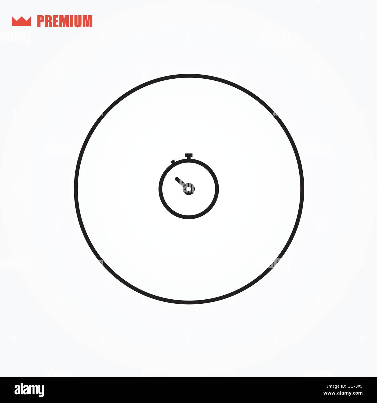 Timer vector icon Stock Vector Image & Art - Alamy