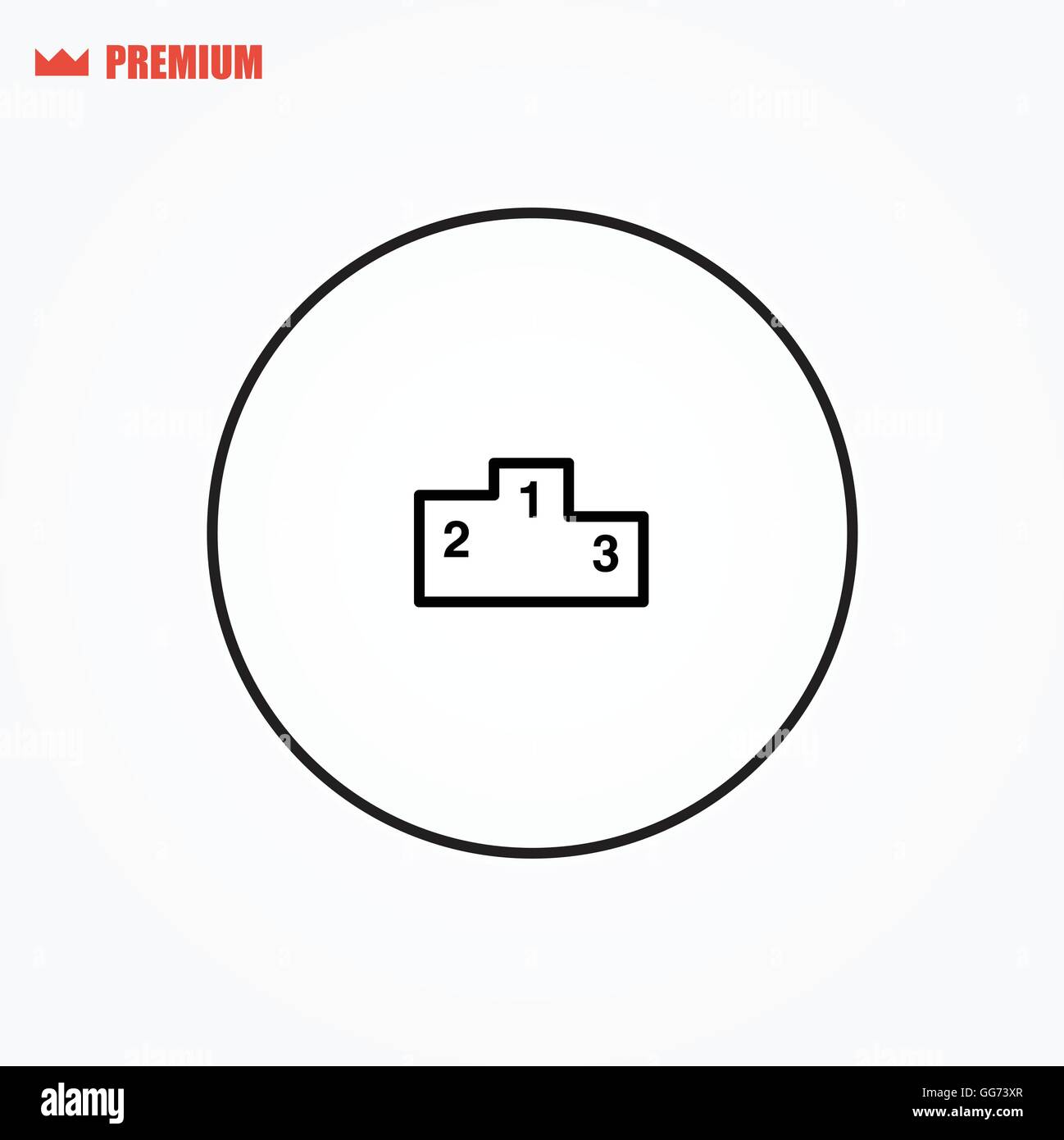 Award podium Stock Vector Images - Alamy