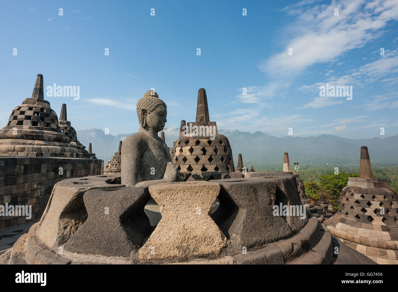 Borobudur Temple in Java, Indonesia Stock Photo - Alamy