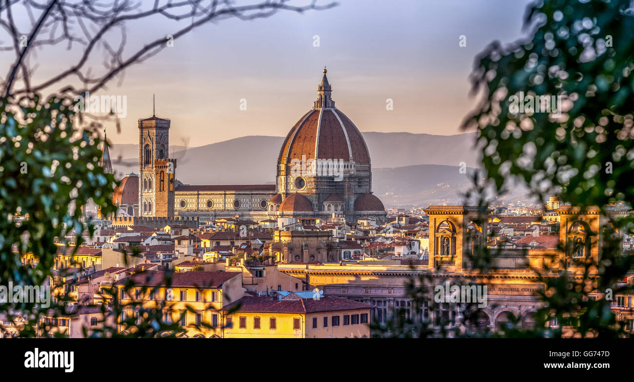 A view across the city of Florence, Firenze, Italy Stock Photo - Alamy