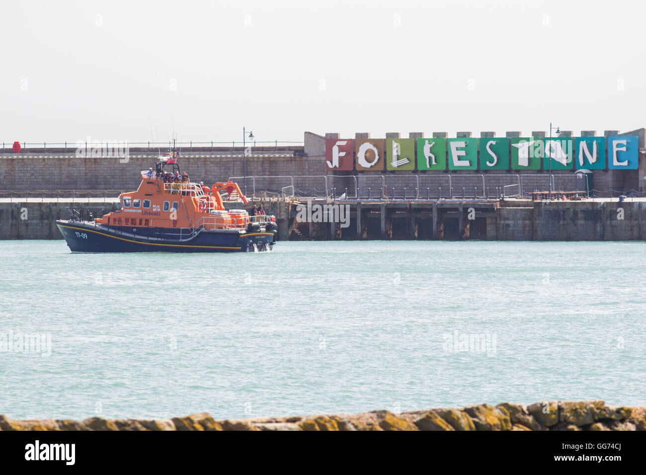 Folkestone lifeboat hi-res stock photography and images - Alamy