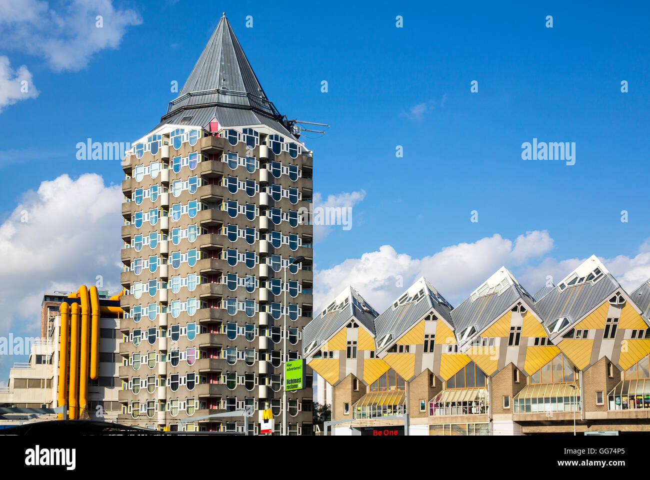 Pencil building, Rotterdam Stock Photo - Alamy