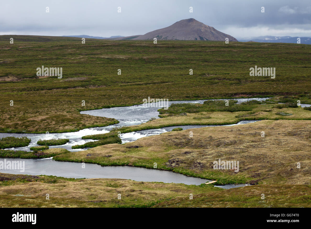 Laxa in Adaldalur river, Iceland Stock Photo - Alamy