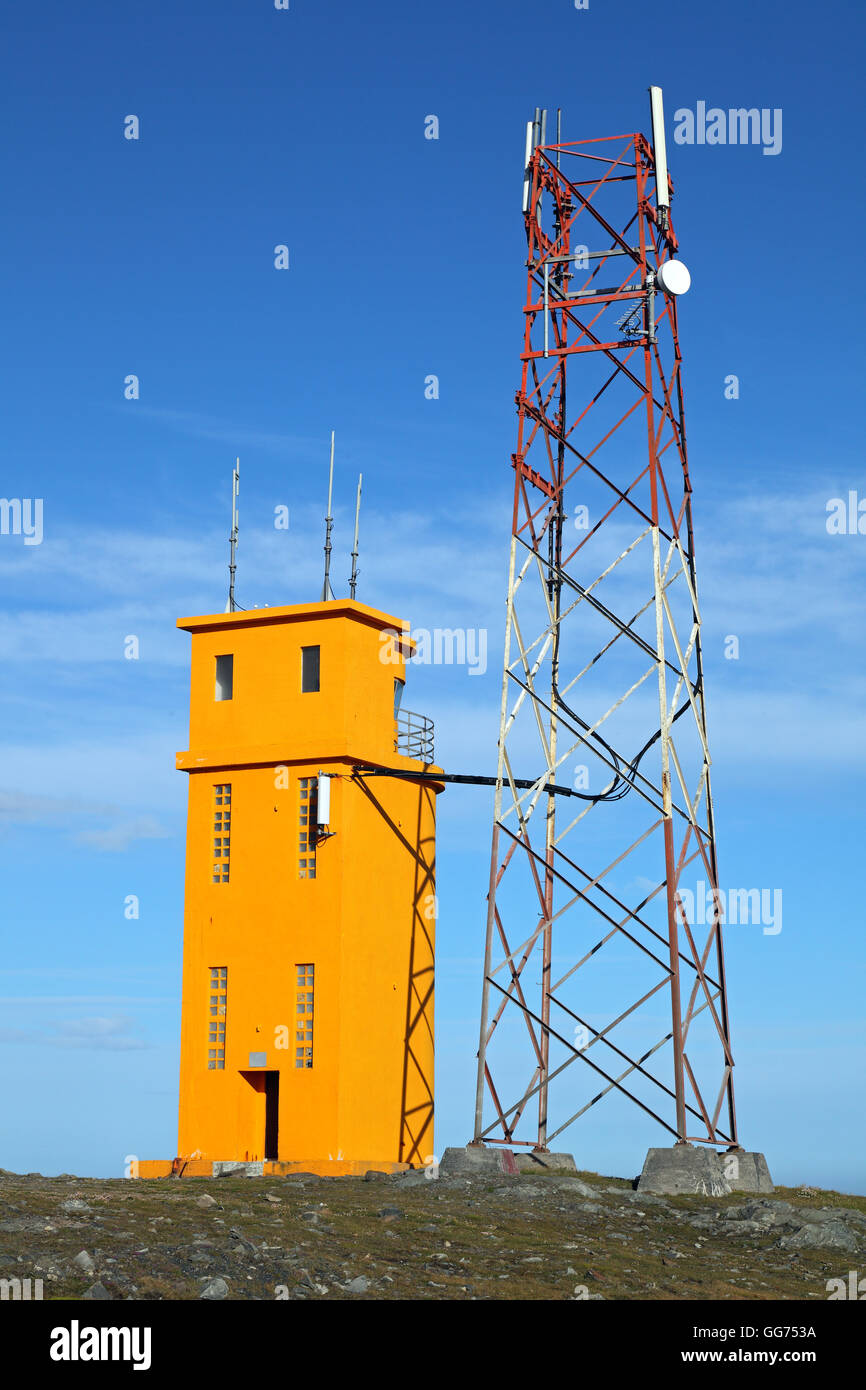 Hvalnes lighthouse, Iceland Stock Photo - Alamy