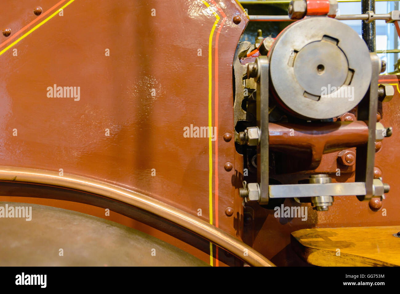 Details of a machine, old and used Stock Photo - Alamy