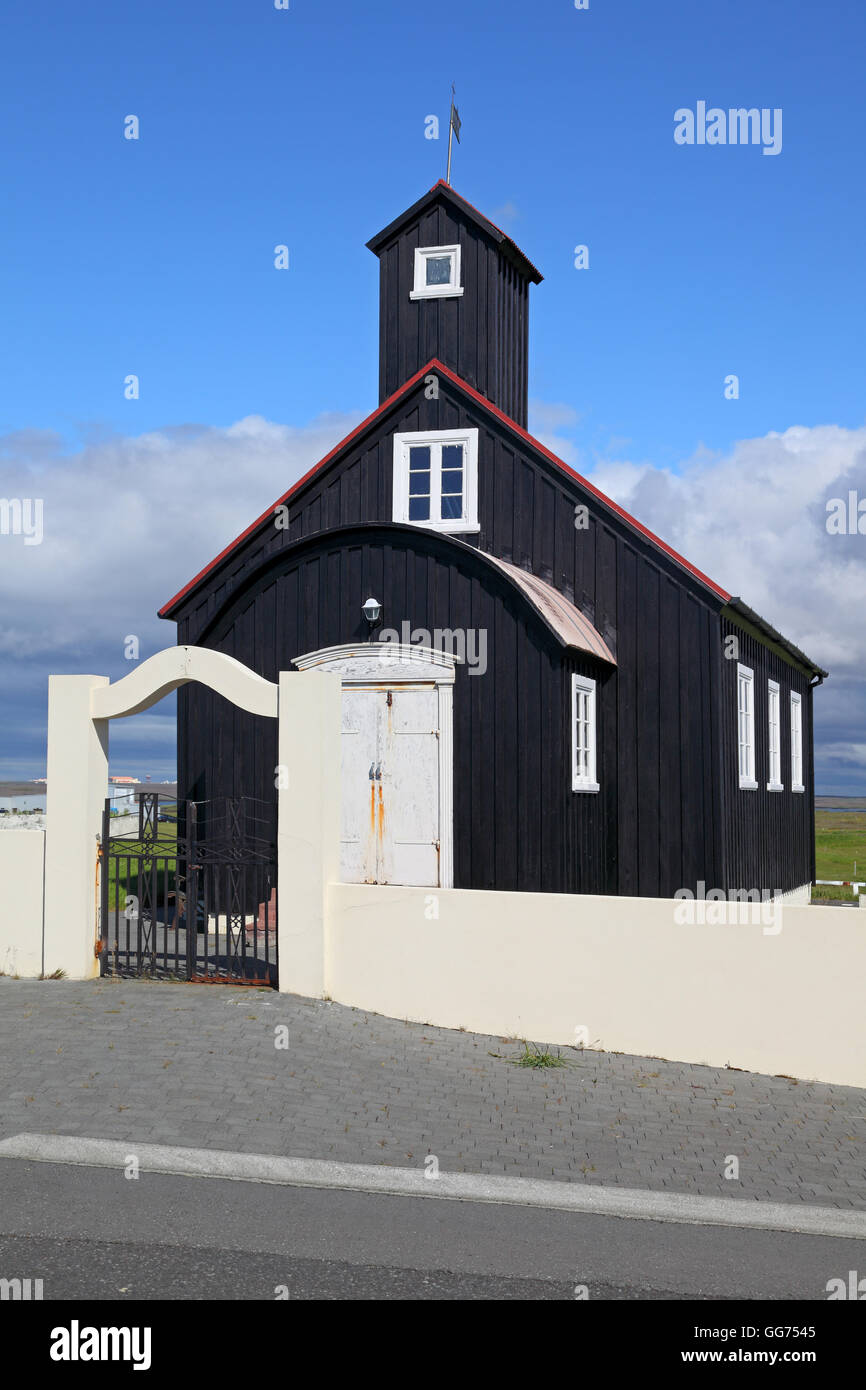 Hafnir church, Iceland Stock Photo - Alamy